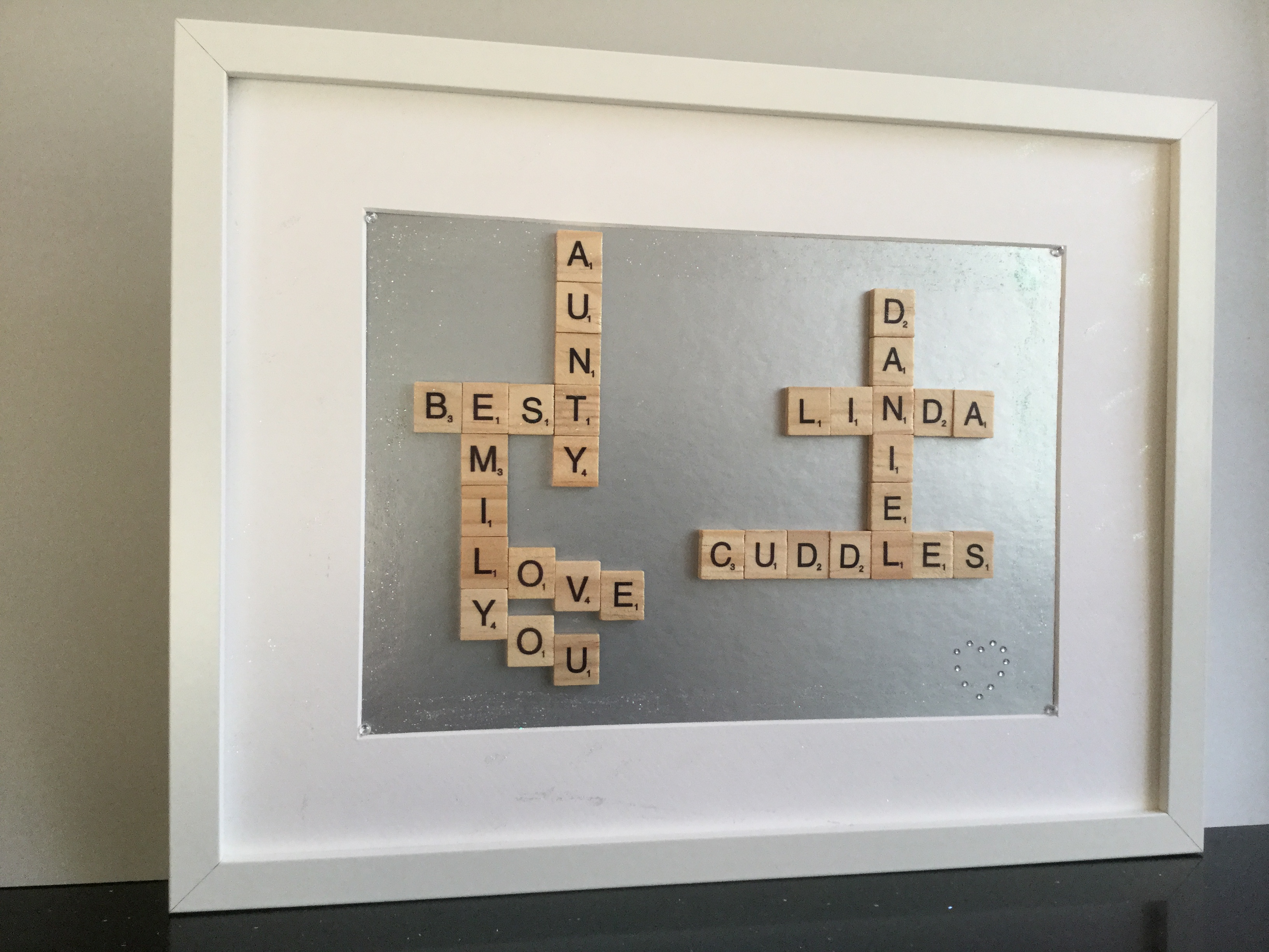Scrabble Word Frame For Sister - Product Details